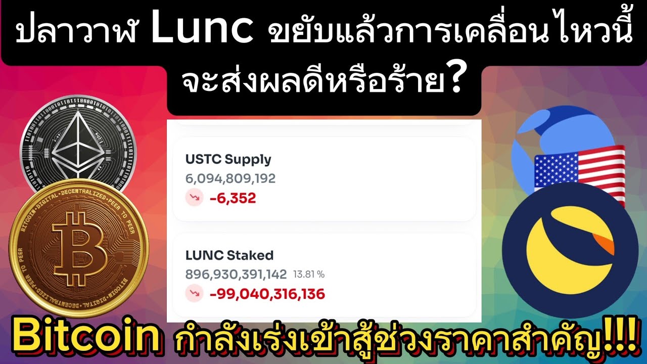Bitcoin เข้าสภาวะราคาที่สองลดเพื่อพุ่ง Lunc มีการเคลื่อนไหวครั้งใหญ่ ...