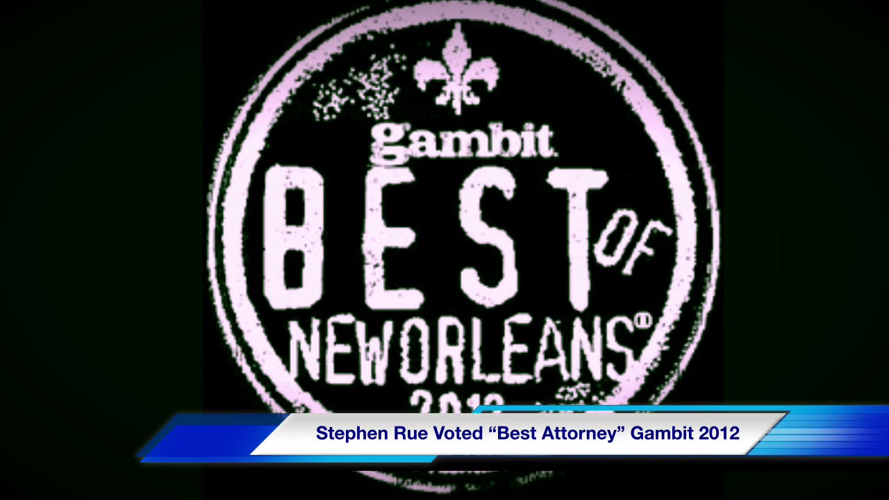 New Orleans DUI Lawyer Stephen Rue Louisiana DWI Attorney - YouTube