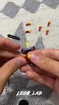 Lego technic V6 engine layout tutorial - YouTube