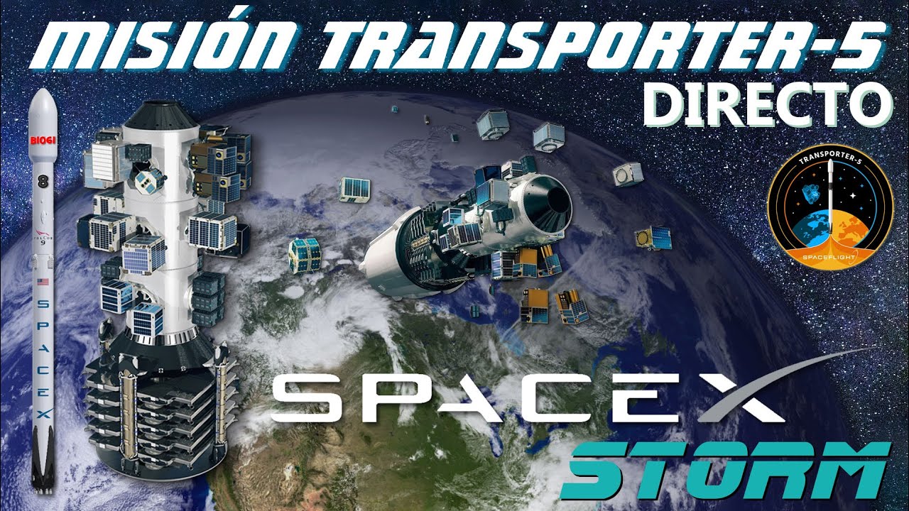 Lanzamiento de la misión Transporter-5 de SpaceX! 🚀 - YouTube
