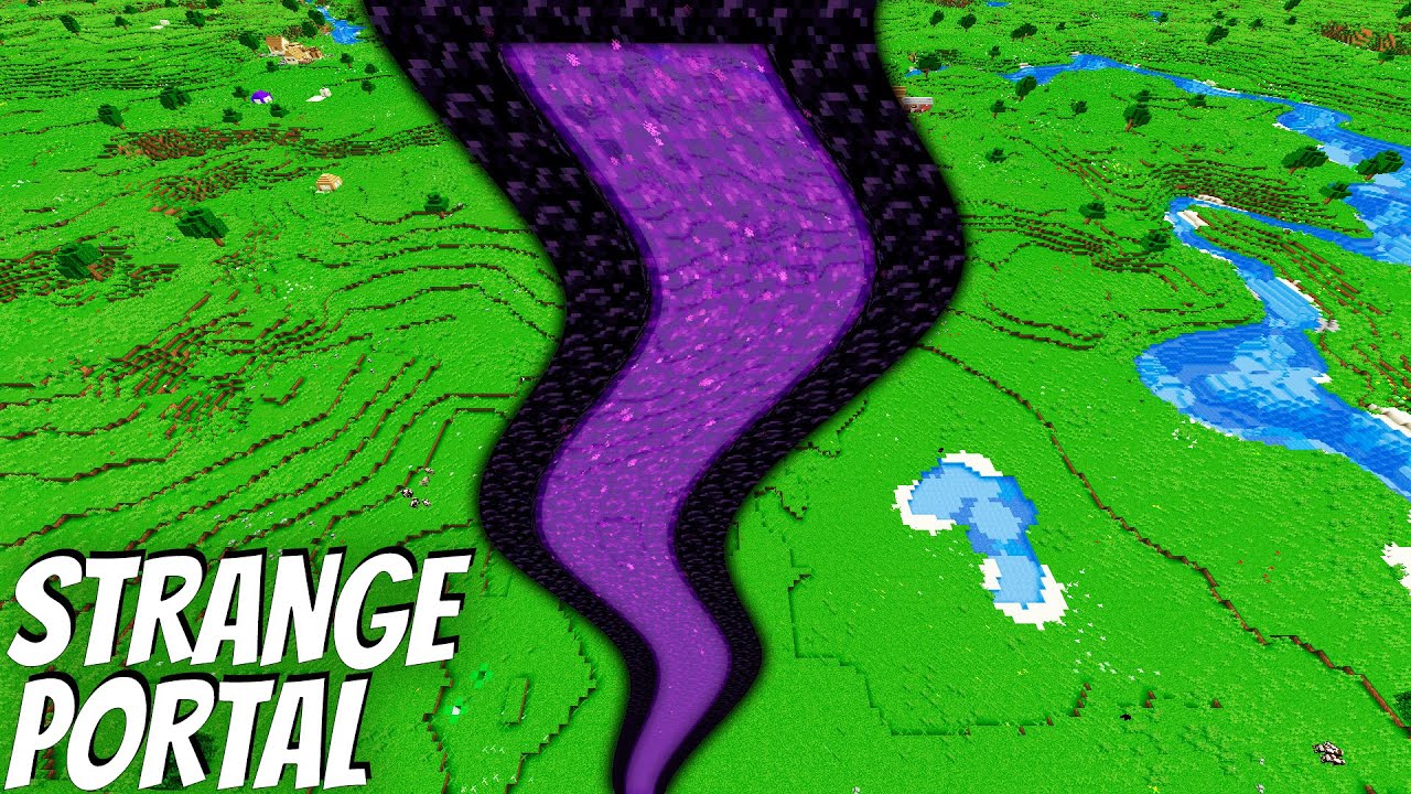 I found a CURSED LONGEST PORTAL in Minecraft ! What's INSIDE the SECRET ...