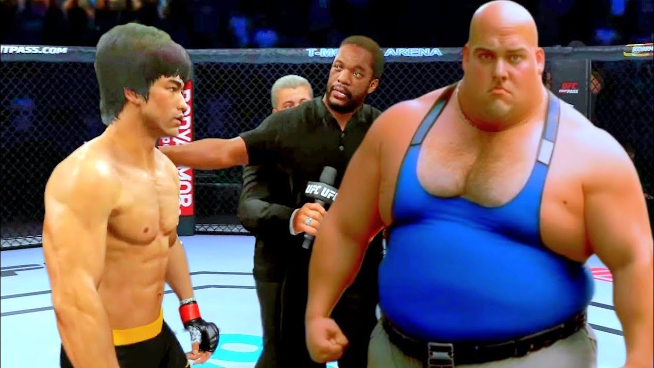 PS5 | Dragon Bruce Lee vs. Rocky Fighter (EA Sports UFC 4) - YouTube