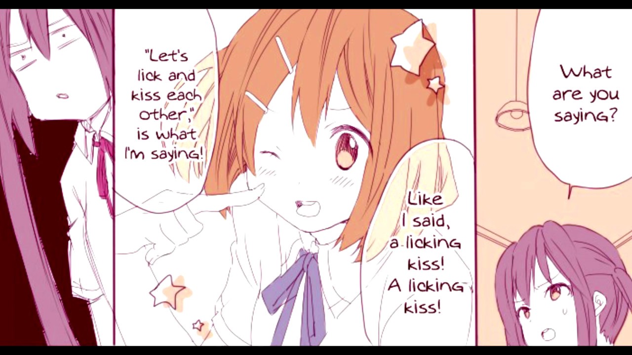 K-On Azusa x Yui Doujin "First Kiss" - YouTube