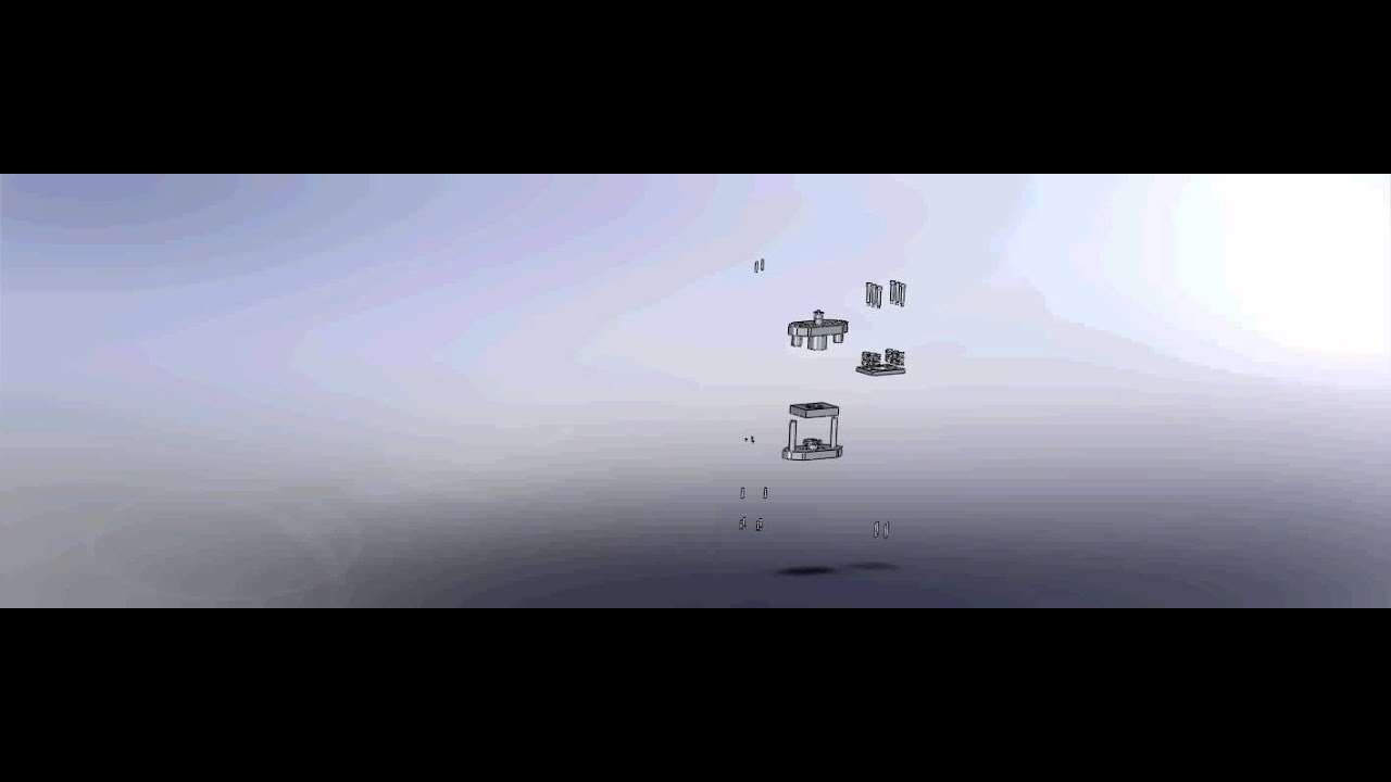 Shearing and deep drawing system. in Solidworks. - YouTube