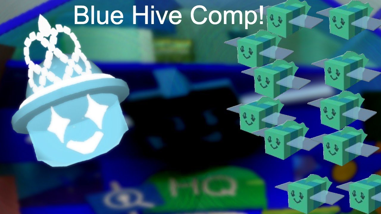 Blue Hive Comp! Bee Swarm Simulator - YouTube