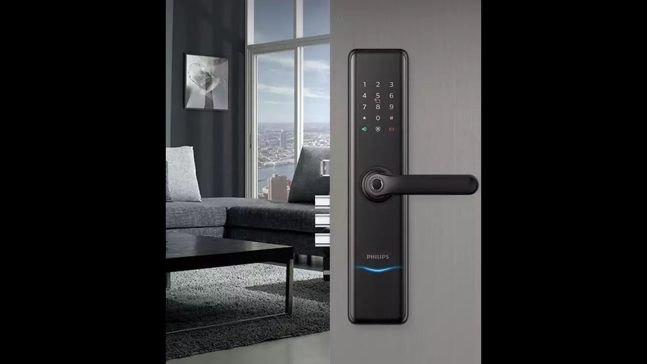 Philips EasyKey 7300 Digital Lock | www.Securitysystem.asia - YouTube