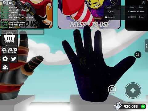 How to get firework glove + easy as pie badge in slap battles - YouTube