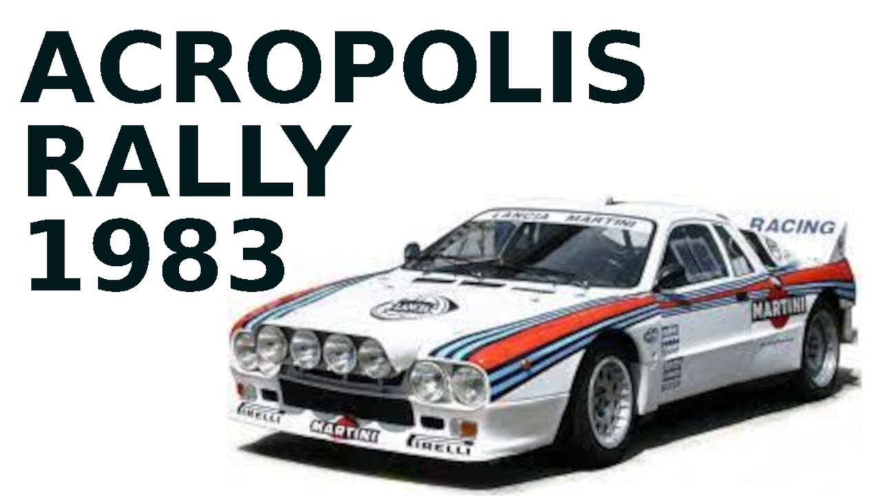Acropolis Rally 1983 - YouTube