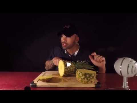(ASMR) Eating A Pineapple | Ramble | Chit Chat | Whispering - YouTube