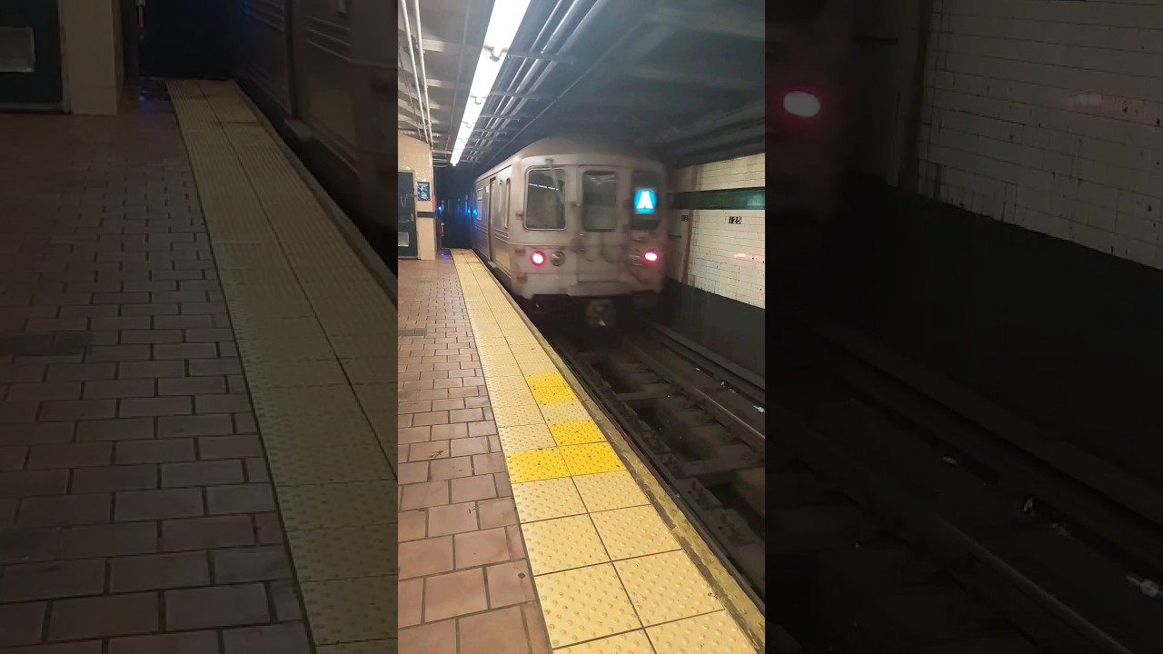 MTA Subway: R46 (A) Train leaving 125th Street #mta #shorts - YouTube