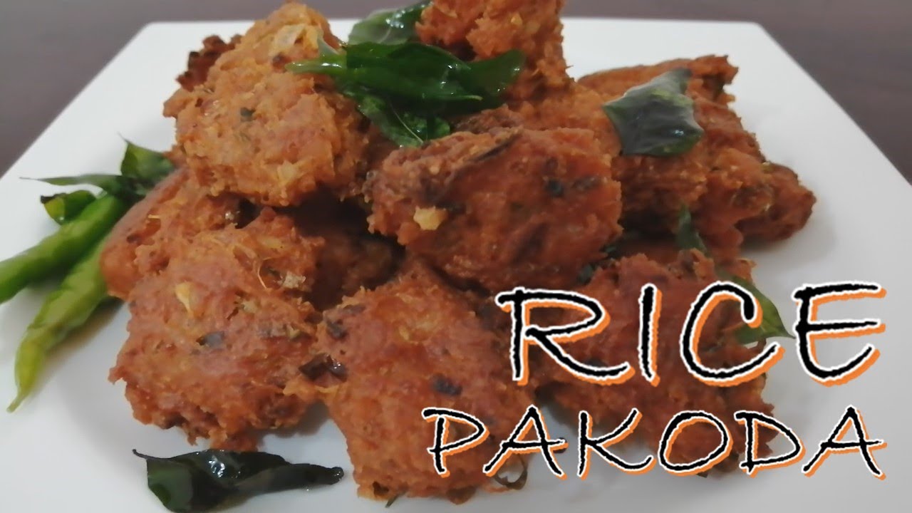 ബാക്കി വരുന്ന ചോറ് ഉണ്ടെങ്കിൽ ഇങ്ങനെ ഉണ്ടാക്കി നോക്കു /Rice Pakoda ...