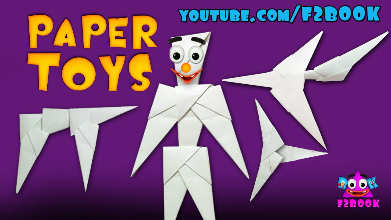 Origami Toys - Paper Crafts Instructions By F2BOOK - YouTube
