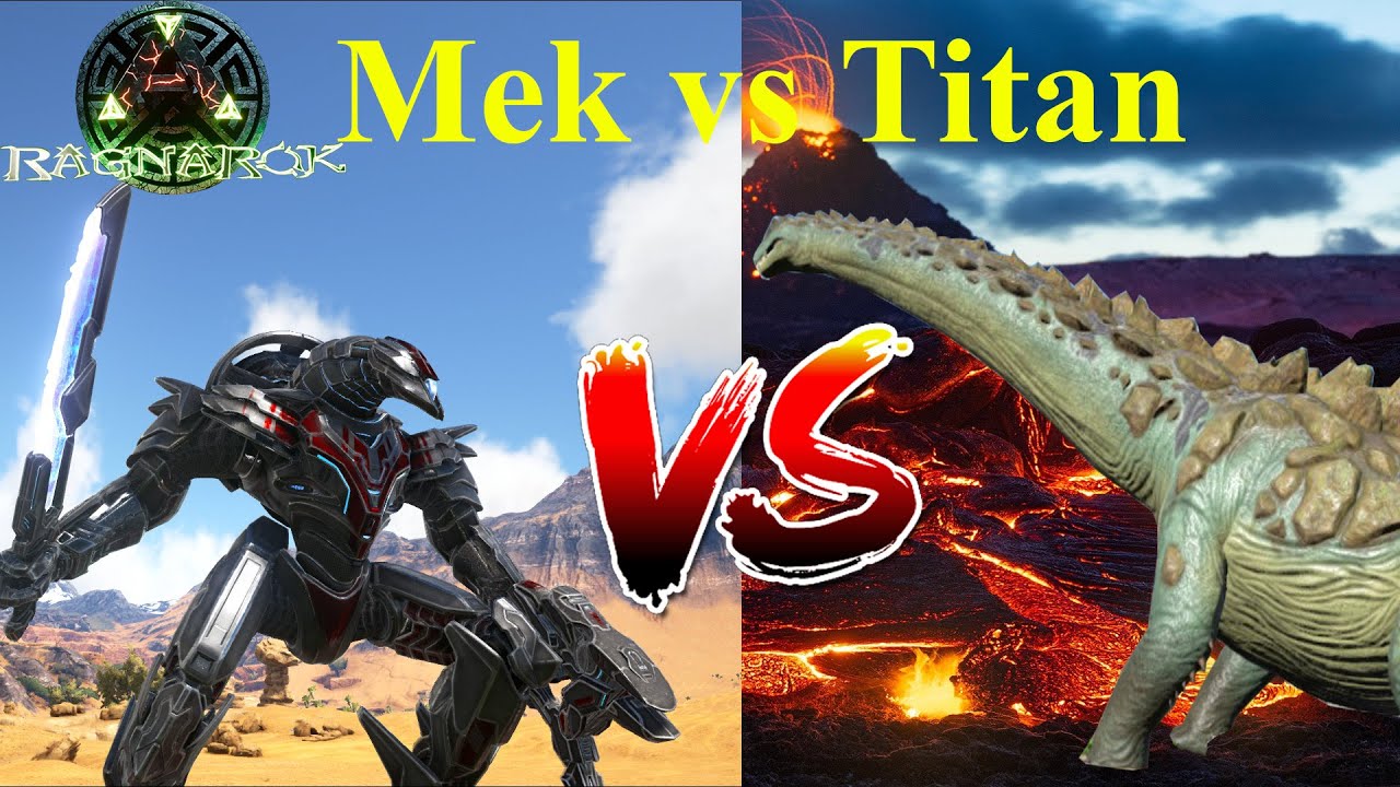 ARK - RAGNAROK: #27 Đại chiến giữa Mek và Titanosaurus - YouTube
