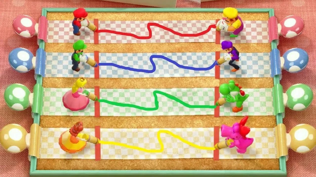 Mario Party Switch - All 4 Player Minigames (Free-For-All) - YouTube