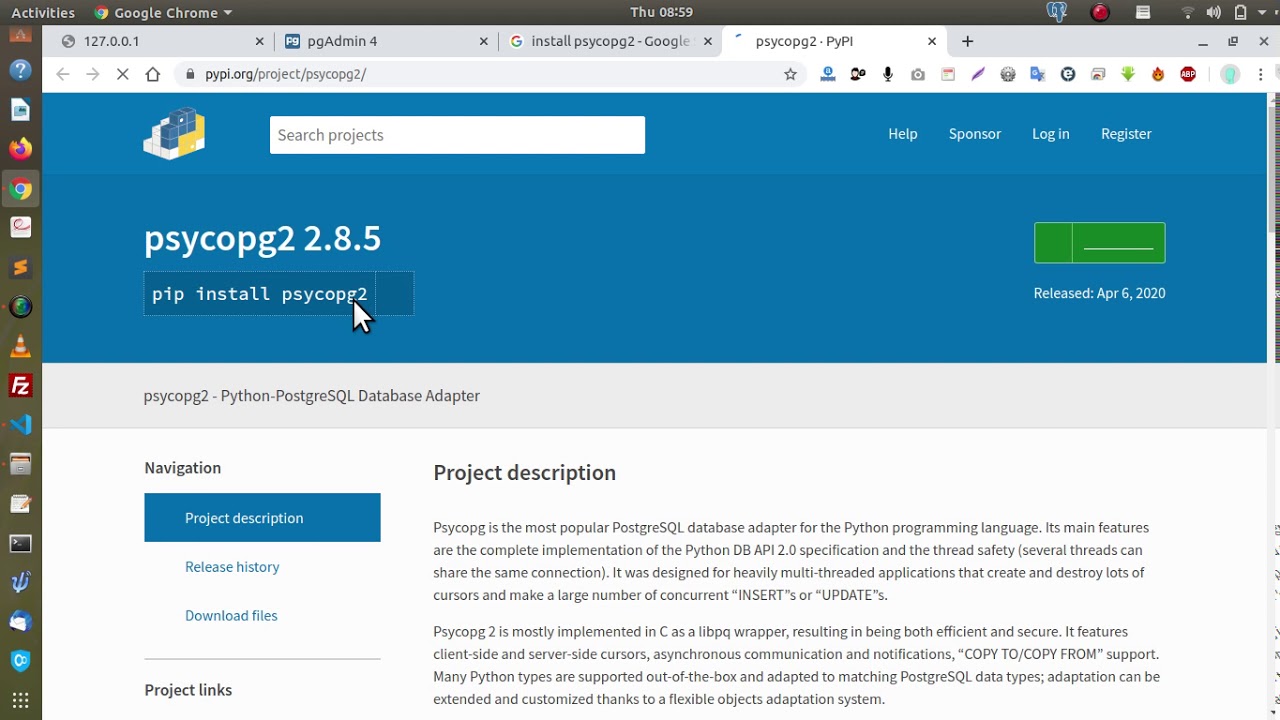 Tutorial 9 : Database connection and migrate table in Django | Django ...