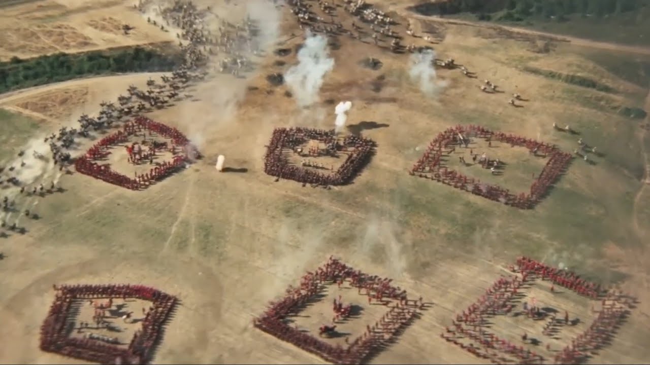 French Cavalry Charge- Battle of Waterloo Scene - YouTube