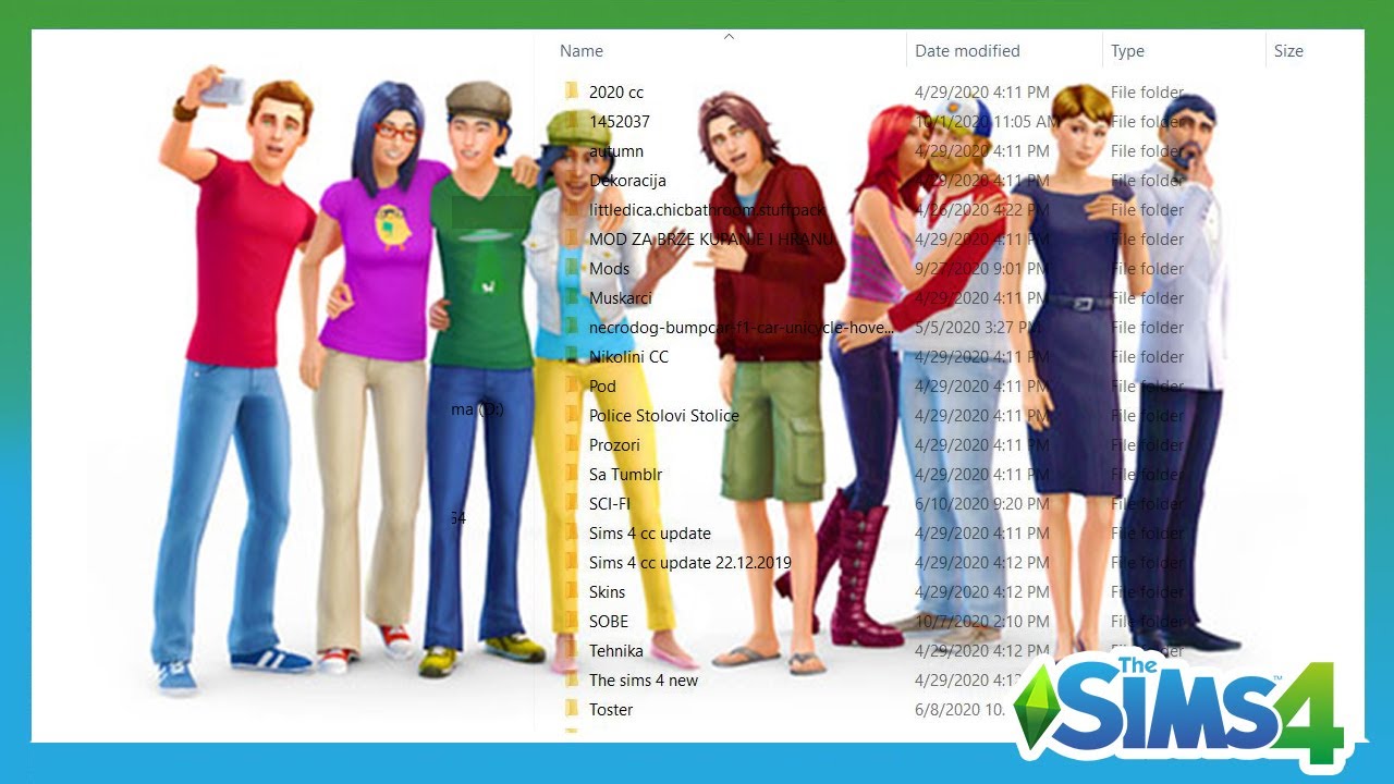 ODAKLE SKIDAM I KAKO INSTALIRAM CC MODOVE | The Sims 4 GURU TUTORIAL 😂 ...