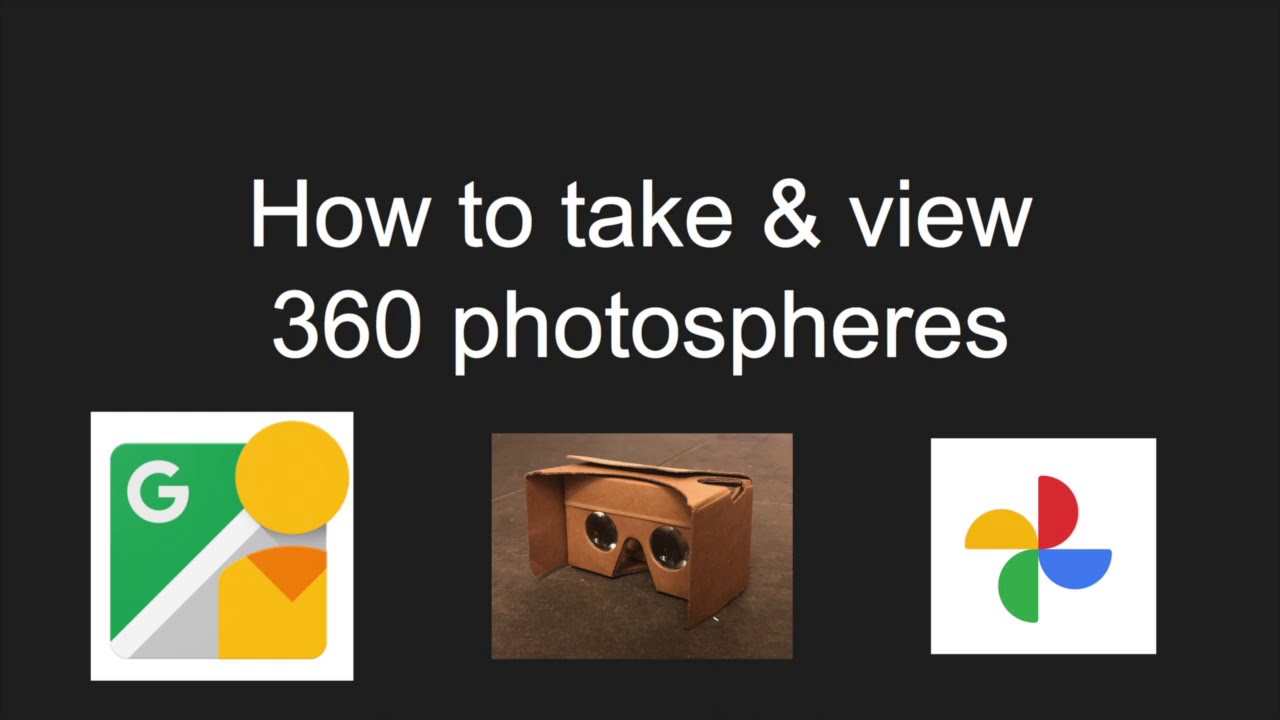 How to take and view 360 photospheres - YouTube
