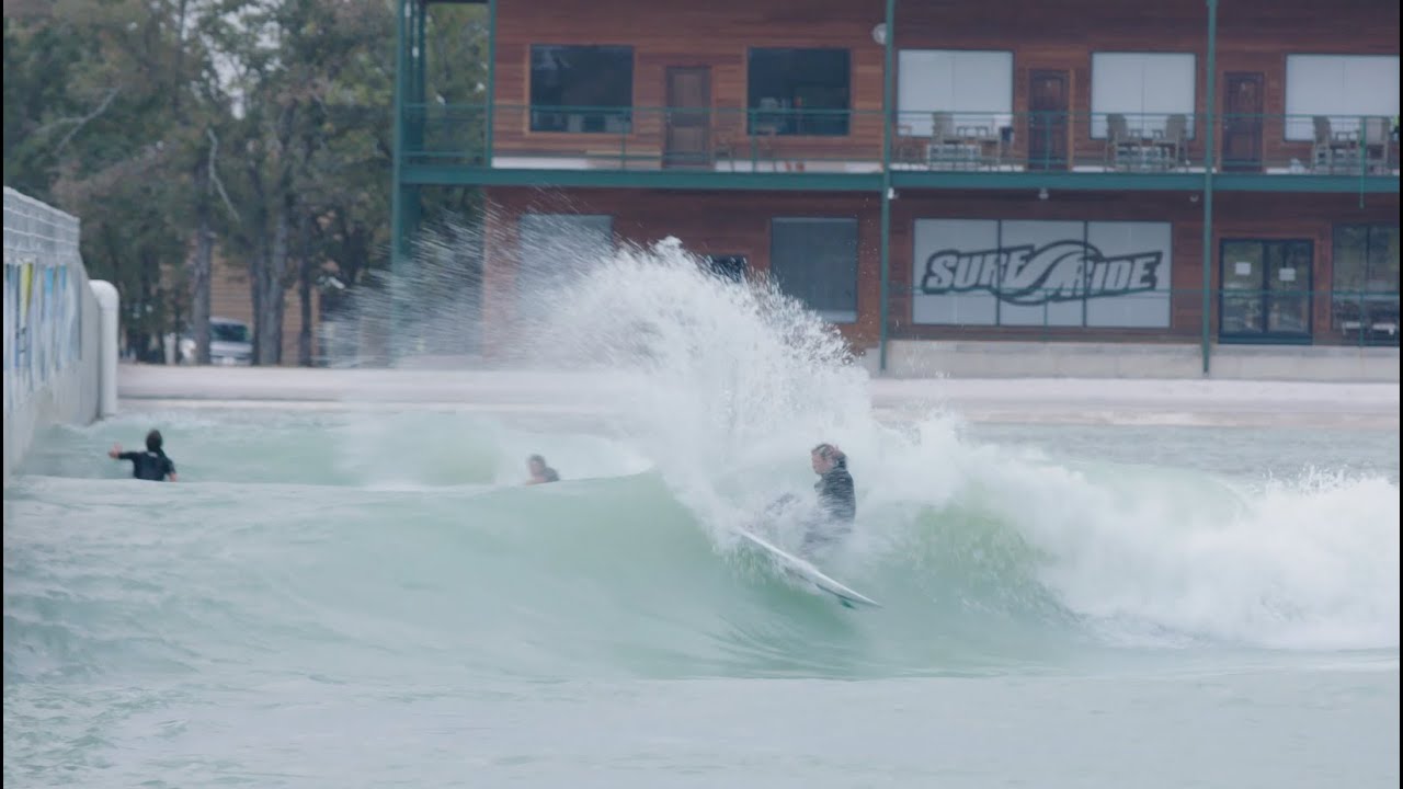 The Geiselman Brothers and Rob Kelly Surf the PerfectSwell® Wave Pool ...