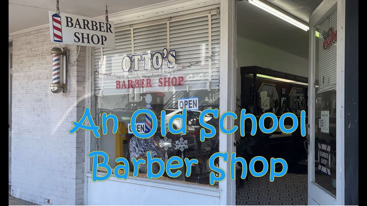 An Old School Traditional Barber Shop in Texas - YouTube