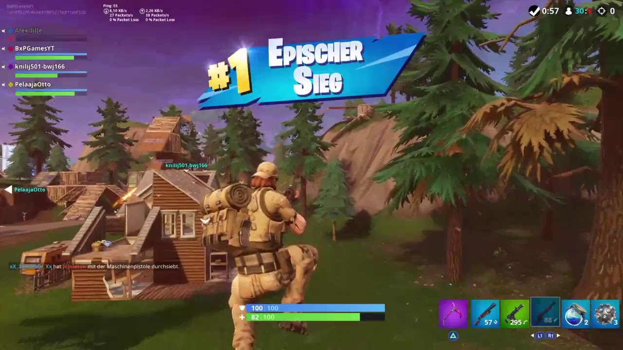 FORTNITE 50vs50 Gameplay - YouTube
