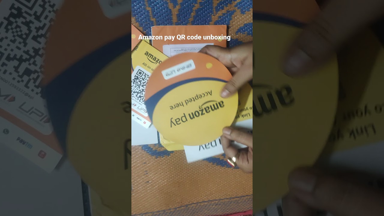 #Amazon pay QR code unboxing - YouTube