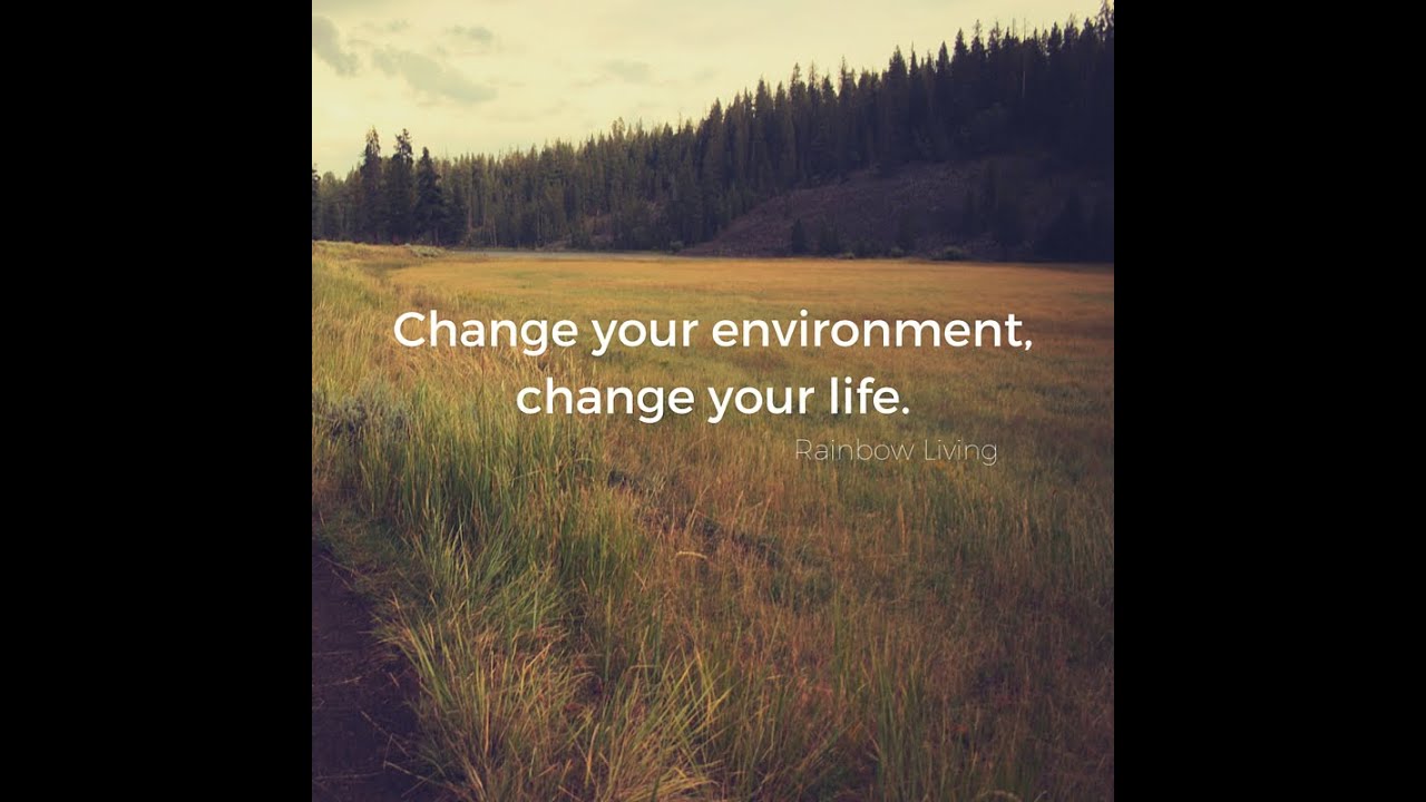Change Your Environment, Change Your Life! - YouTube
