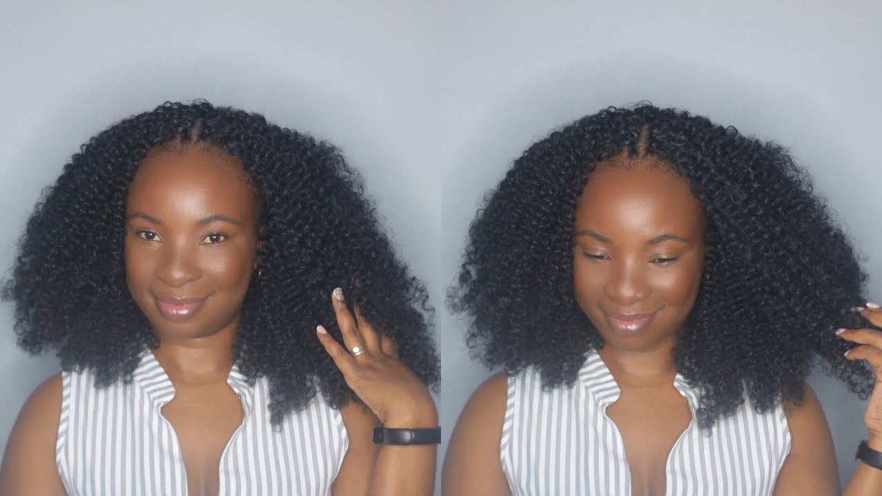 How To | Easy Crochet Protective Hair Style - YouTube