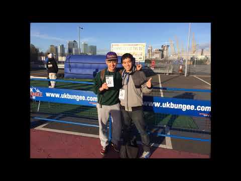 Bungee Jump North Greenwich Arena The O2 Arena London 160ft (50m) - YouTube