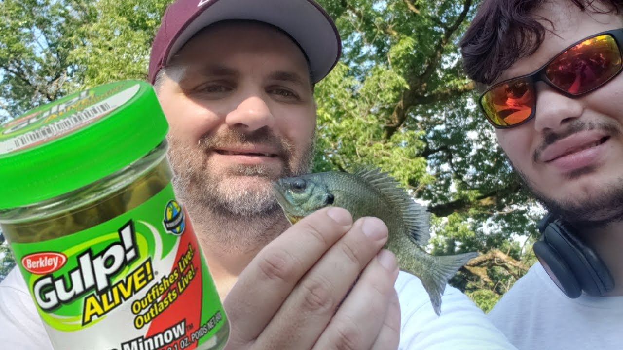 Pennsylvania Canal Micro Fishing Gulp Alive Minnow - YouTube