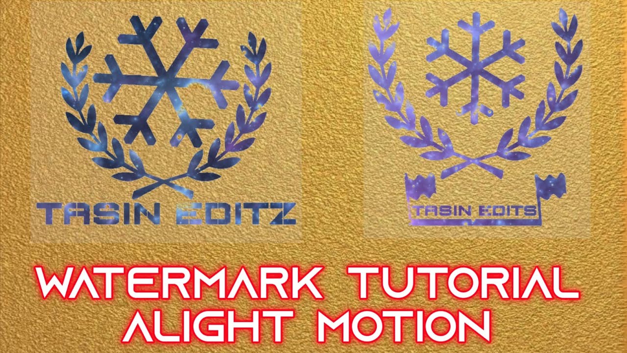 Watermark Tutorial On alight motion | Video logo editing tutorial on ...