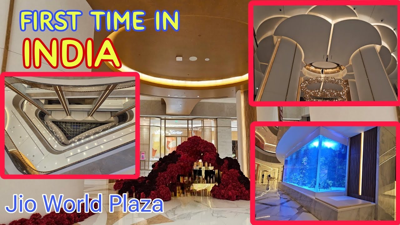 Jio World Plaza Mall Tour | Most Luxurious Mall in India | Be Funzaade ...