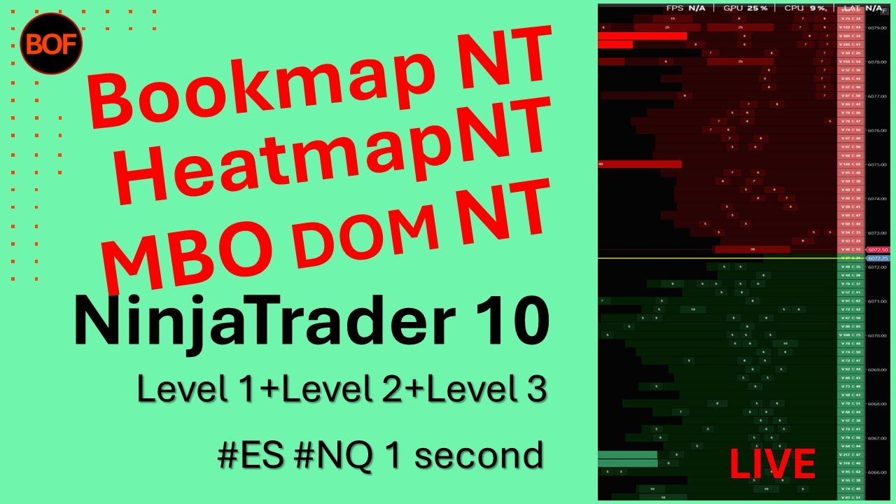 MBO Market By Order NinjaTrader Heatmap Bookmap https://my.bestorderflow.com/1.php - YouTube