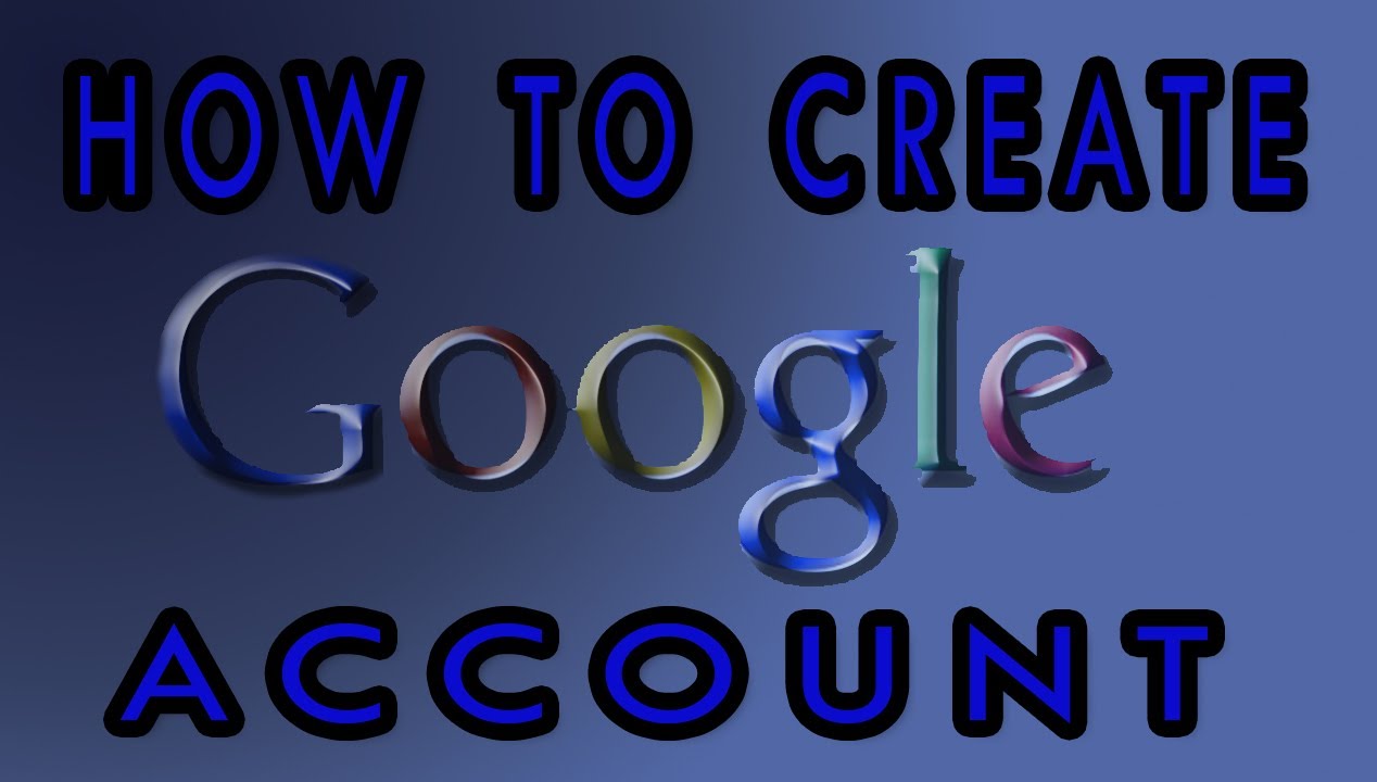 How to create Google Account 2012 [HD] - YouTube