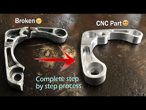 CNC machining process step by step - Precision Aluminium bracket