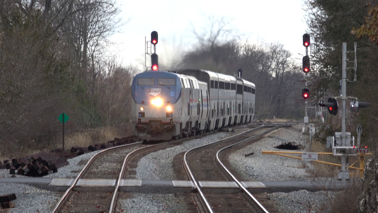 Amtrak Capital Limited With Heritage Unit 822 Trailing - YouTube
