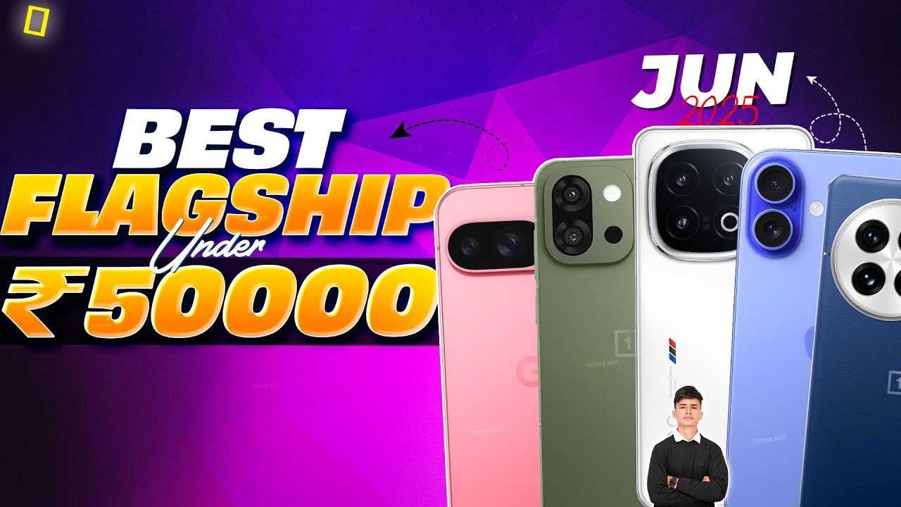 Top 5 Best Flagship Phones Under ₹50,000 in July 2025 🚀 | Performance ...