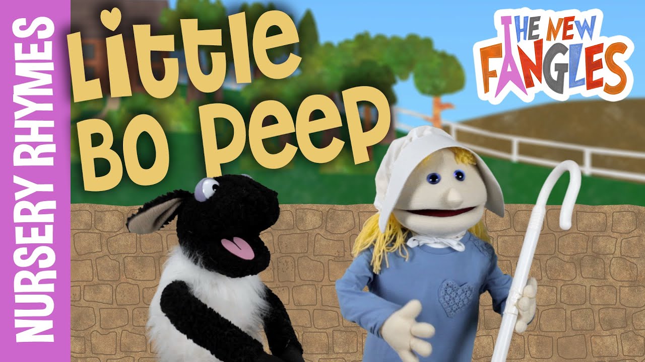Little Bo Peep | Nursery Rhymes for Kids | The New Fangles Puppet Band ...