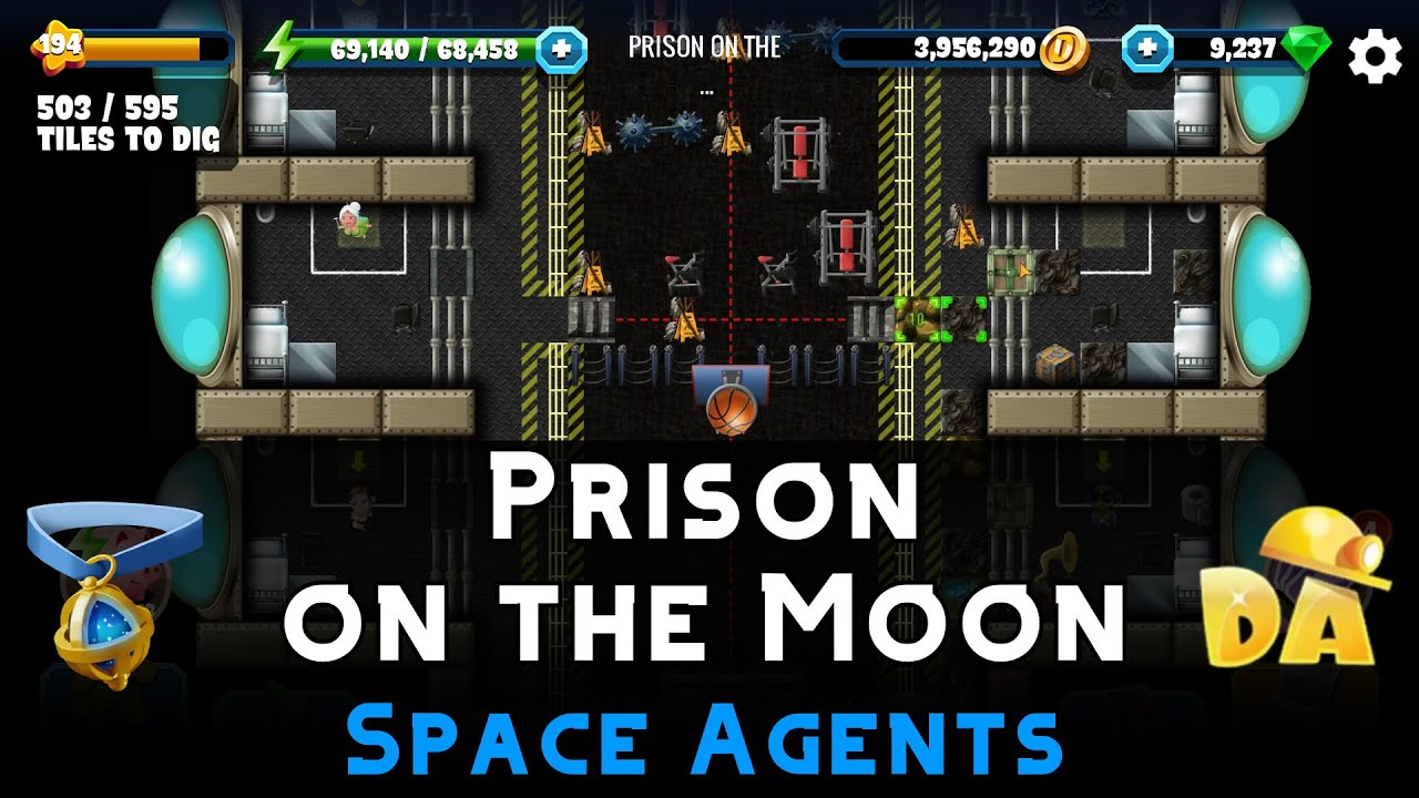 Prison on the Moon | Space Agents #4 | Diggy's Adventure - YouTube