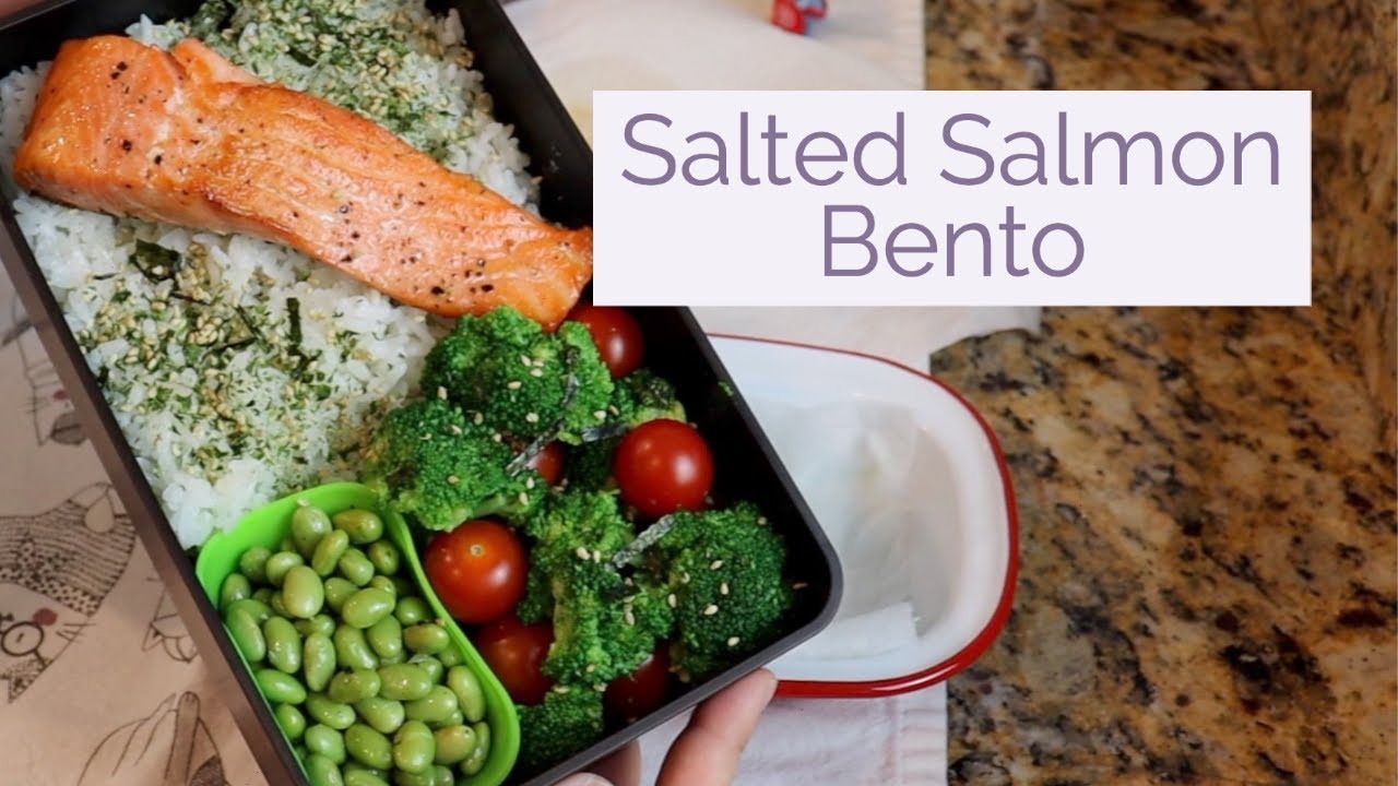 #2 Salted Salmon Bento | Lunch Box Meal Prep - YouTube