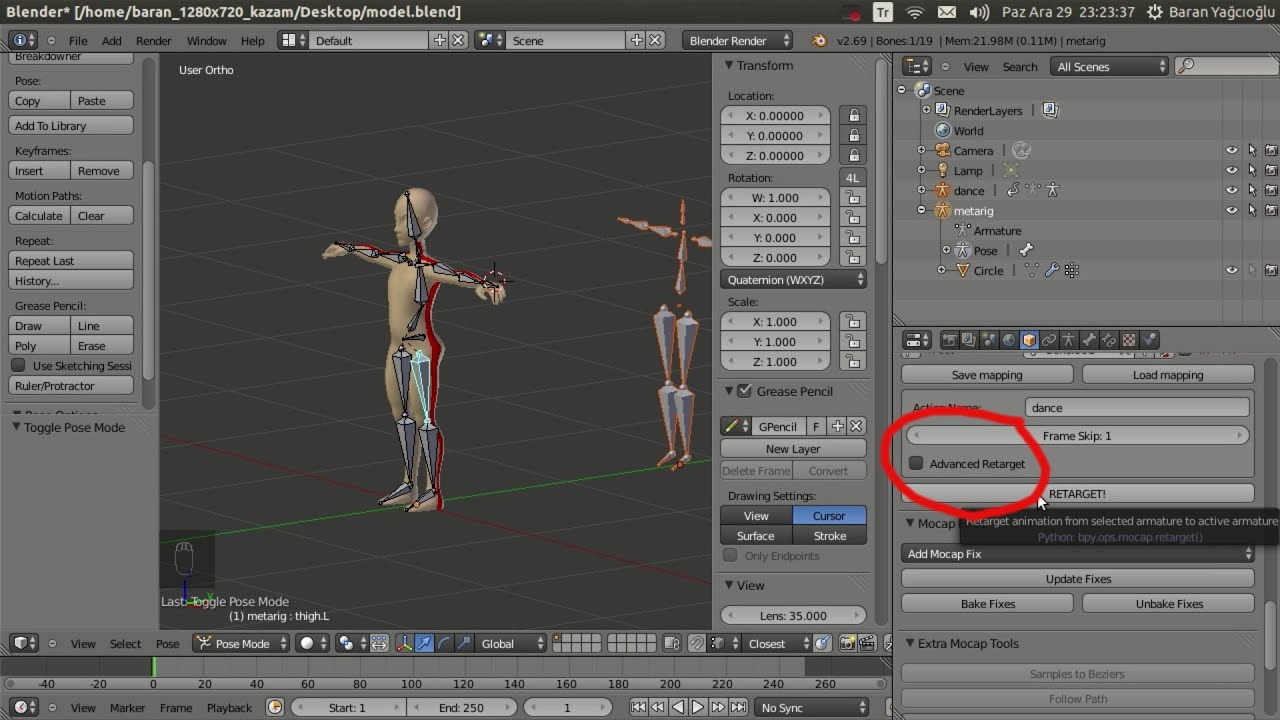 Mocap tools part-III (advanced retargeting) - YouTube