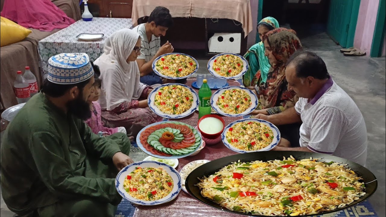 Dawat Vlog | Khane Main Banai Chicken Chines Rice Pulao Recipe | Irma's ...