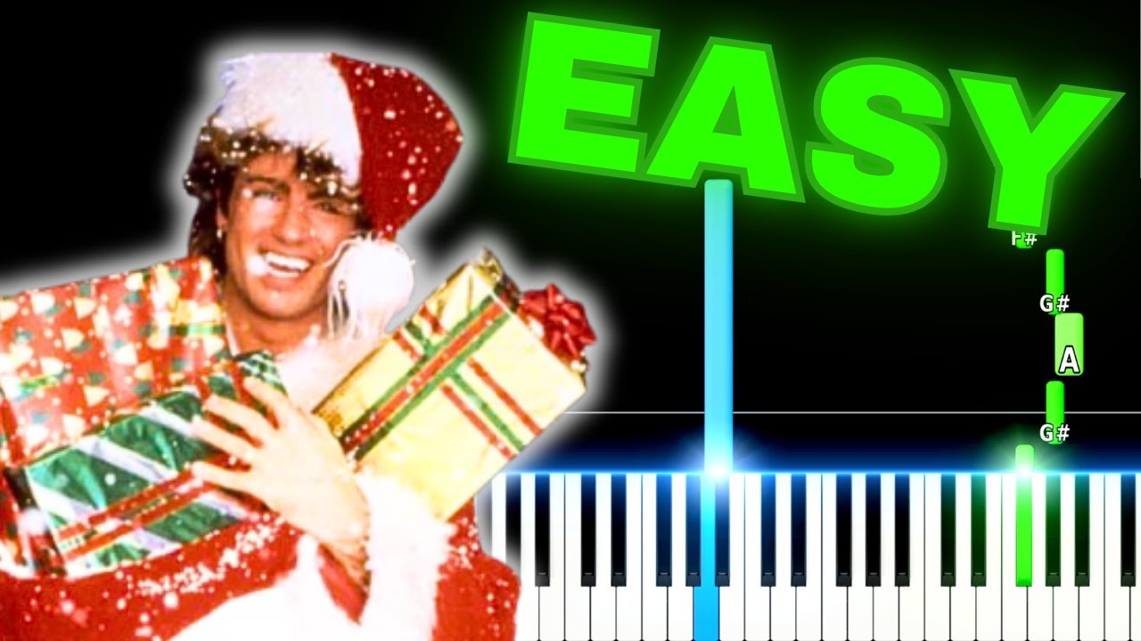 Wham! - Last Christmas - EASY Piano Tutorial - YouTube