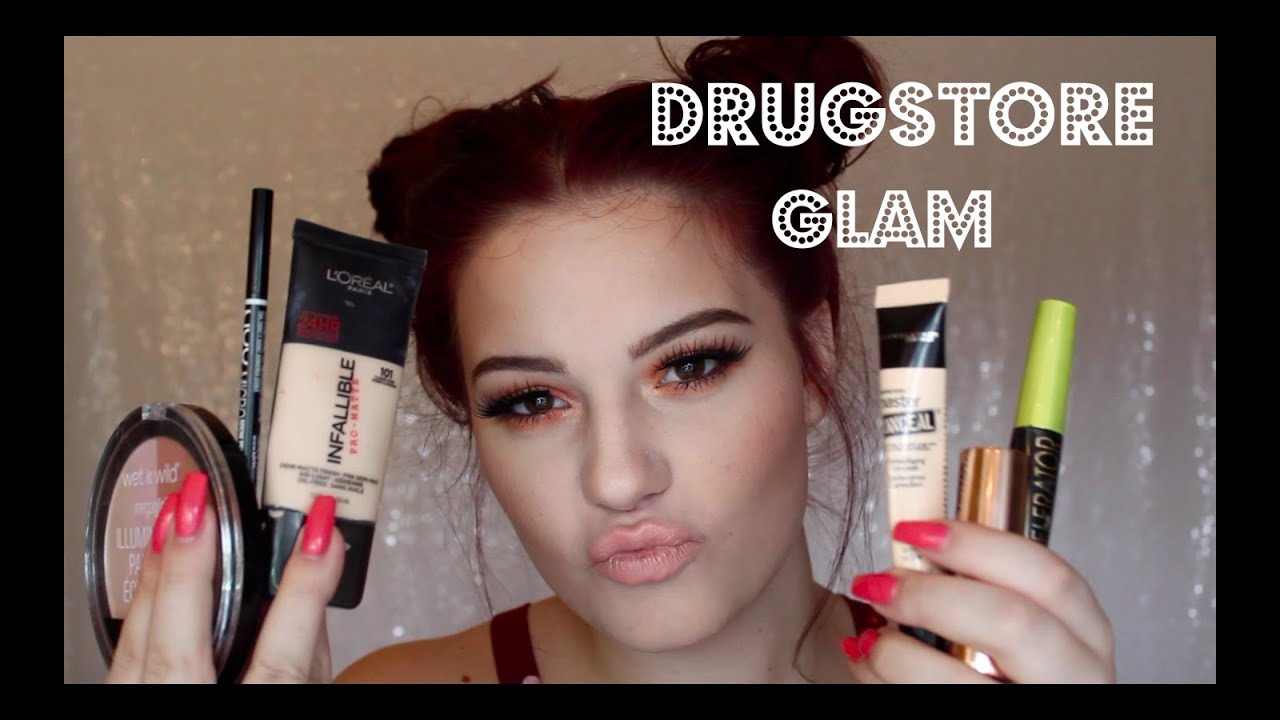Drugstore/Affordable Glam | Macey Chambers - YouTube