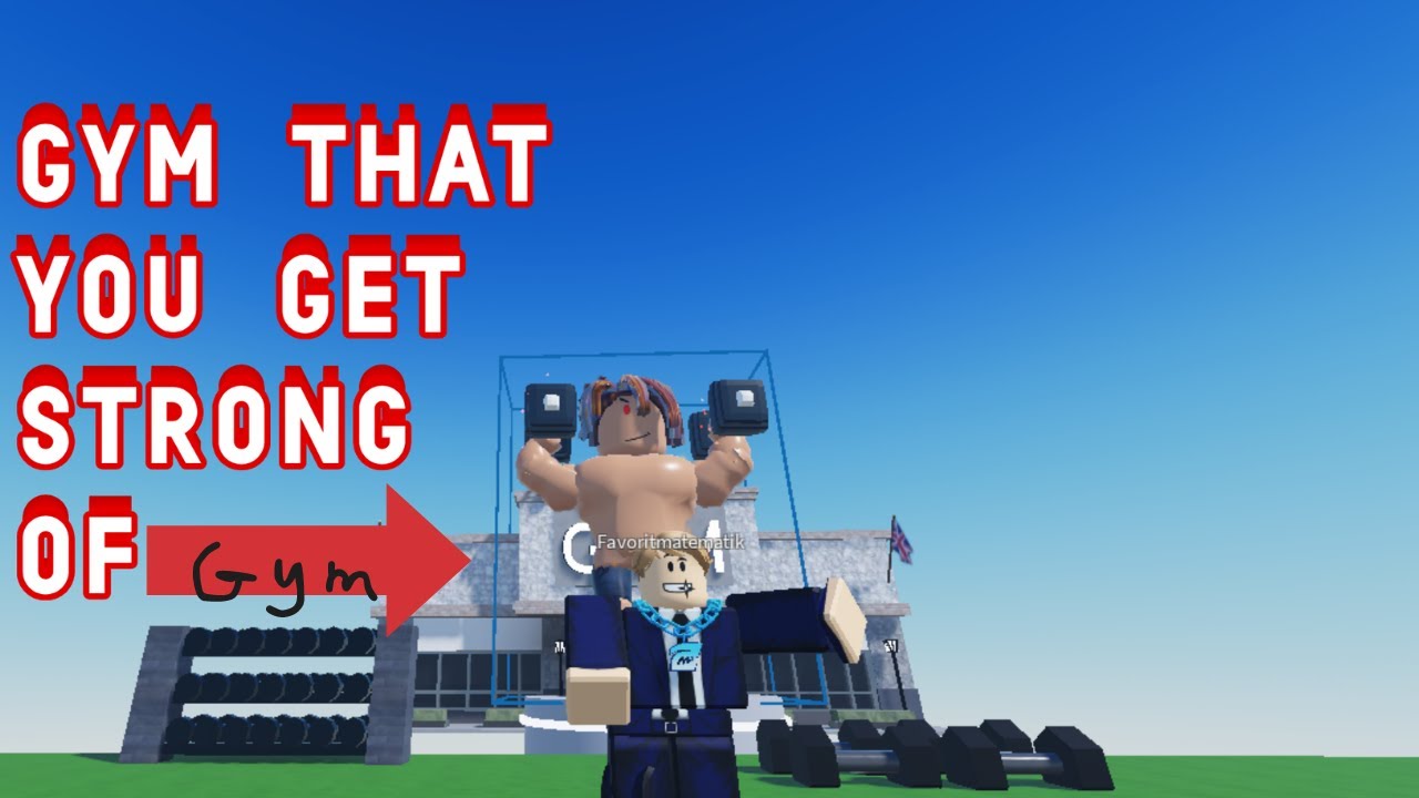 ME TRYING TO GET SUPER STRONG IN ROBLOX - YouTube