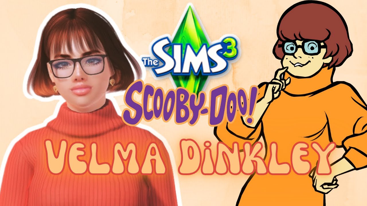 CAS Cartoons Spooky Season👻 | Velma Dinkley in The Sims 3 | Scooby Doo ...