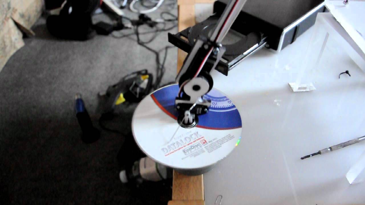 CD Robot arm - YouTube
