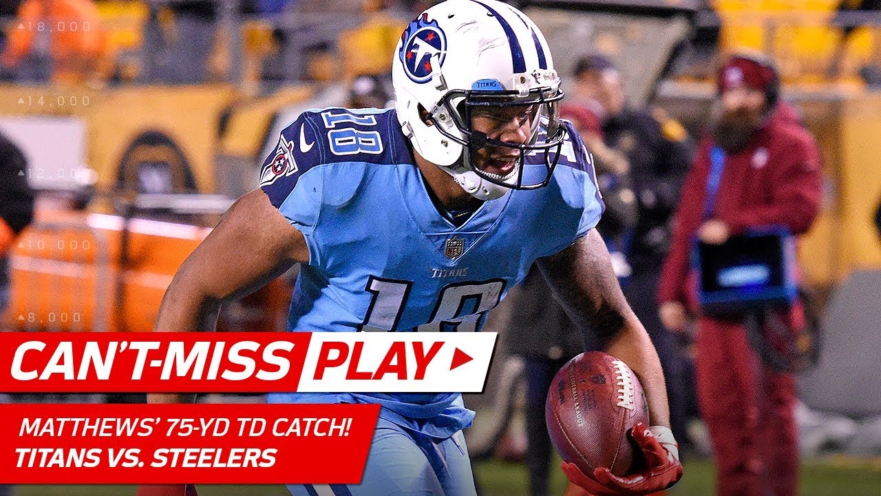 Rishard Matthews Goes 75 Yards on Spectacular TD Catch! | Can't-Miss ...
