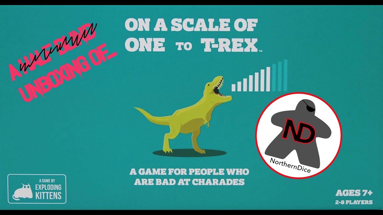 On A Scale Of One To T-Rex Unboxing - YouTube