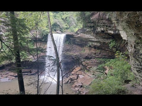 Greeter Falls, The Segmented Waterfall - YouTube